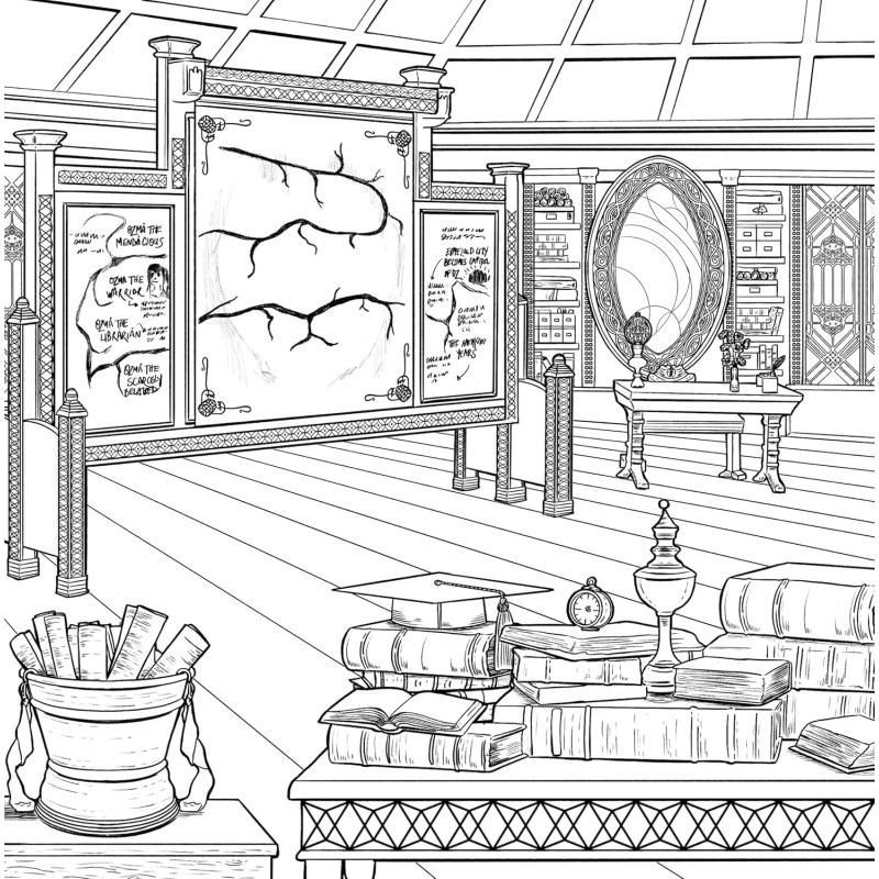 Libro de colorear. WICKED. Official Coloring Book